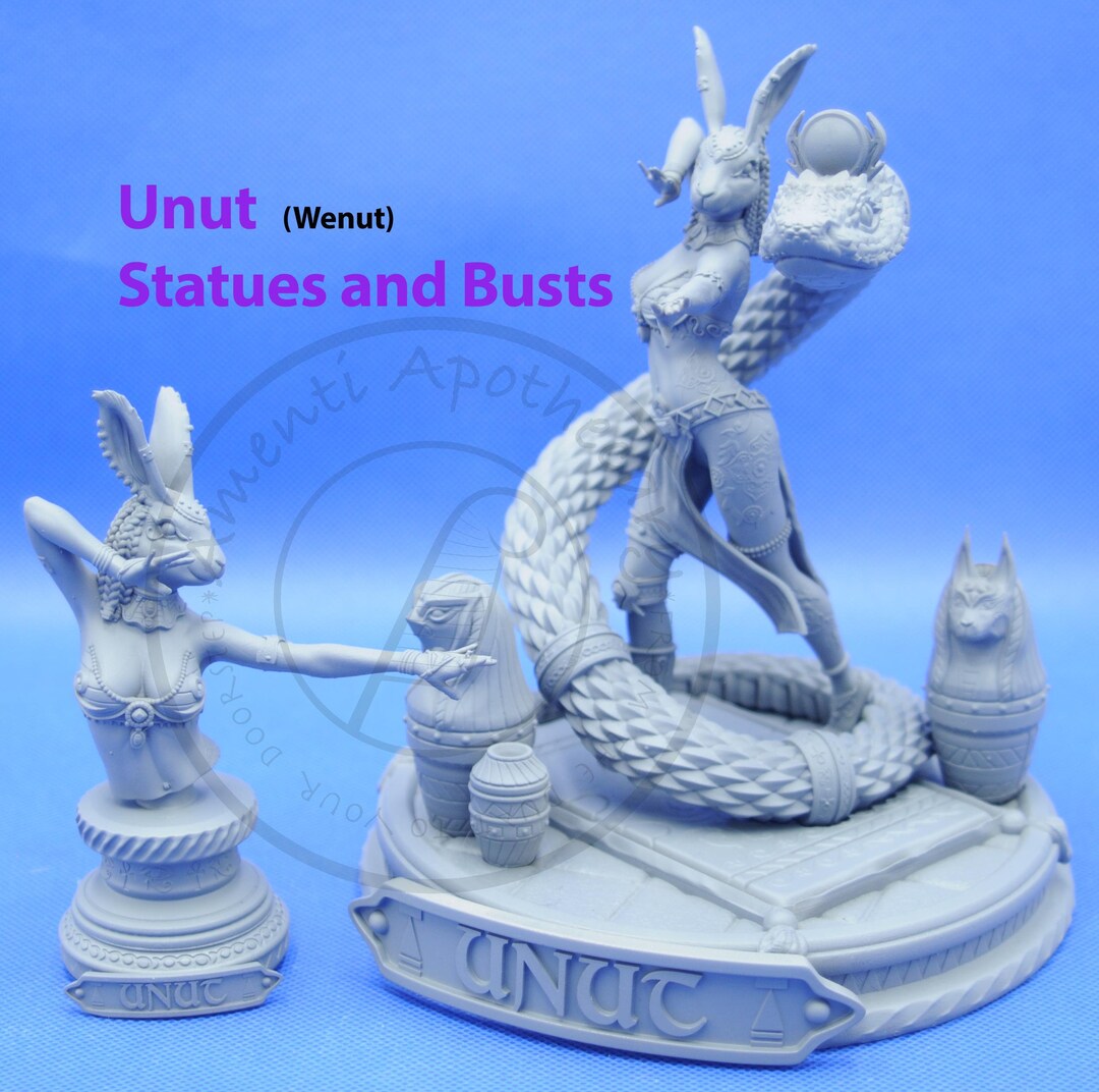 Unut Busts and Statues (wenut) – Lore of the Nile - Etsy