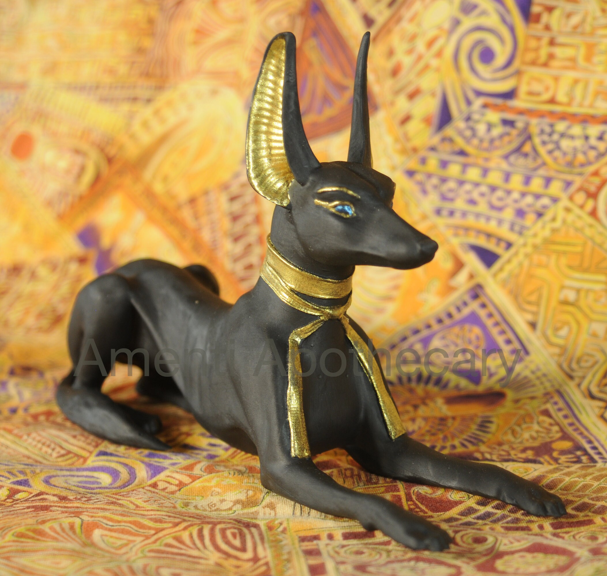 Egyptian God Yinepu Anubis Statuette - Etsy
