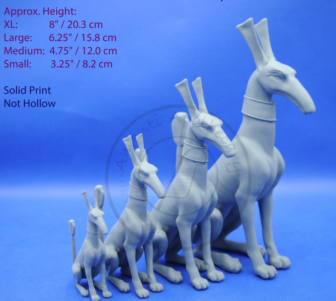 Sitting Egyptian God Set Sha Statuette (v3) Amenti Antiquity Series - Etsy