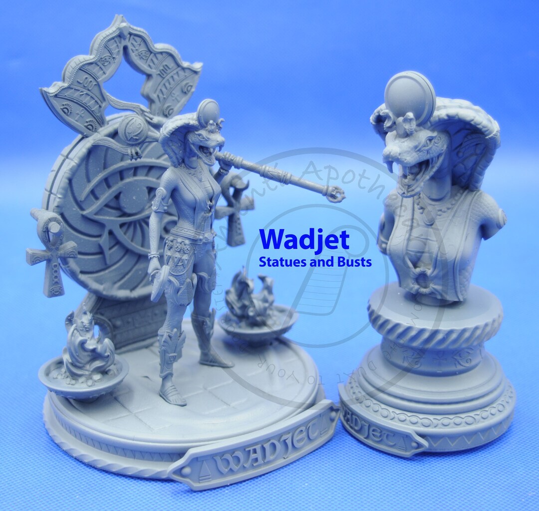 Wadjet Statues and Busts Lore of the Nile - Etsy