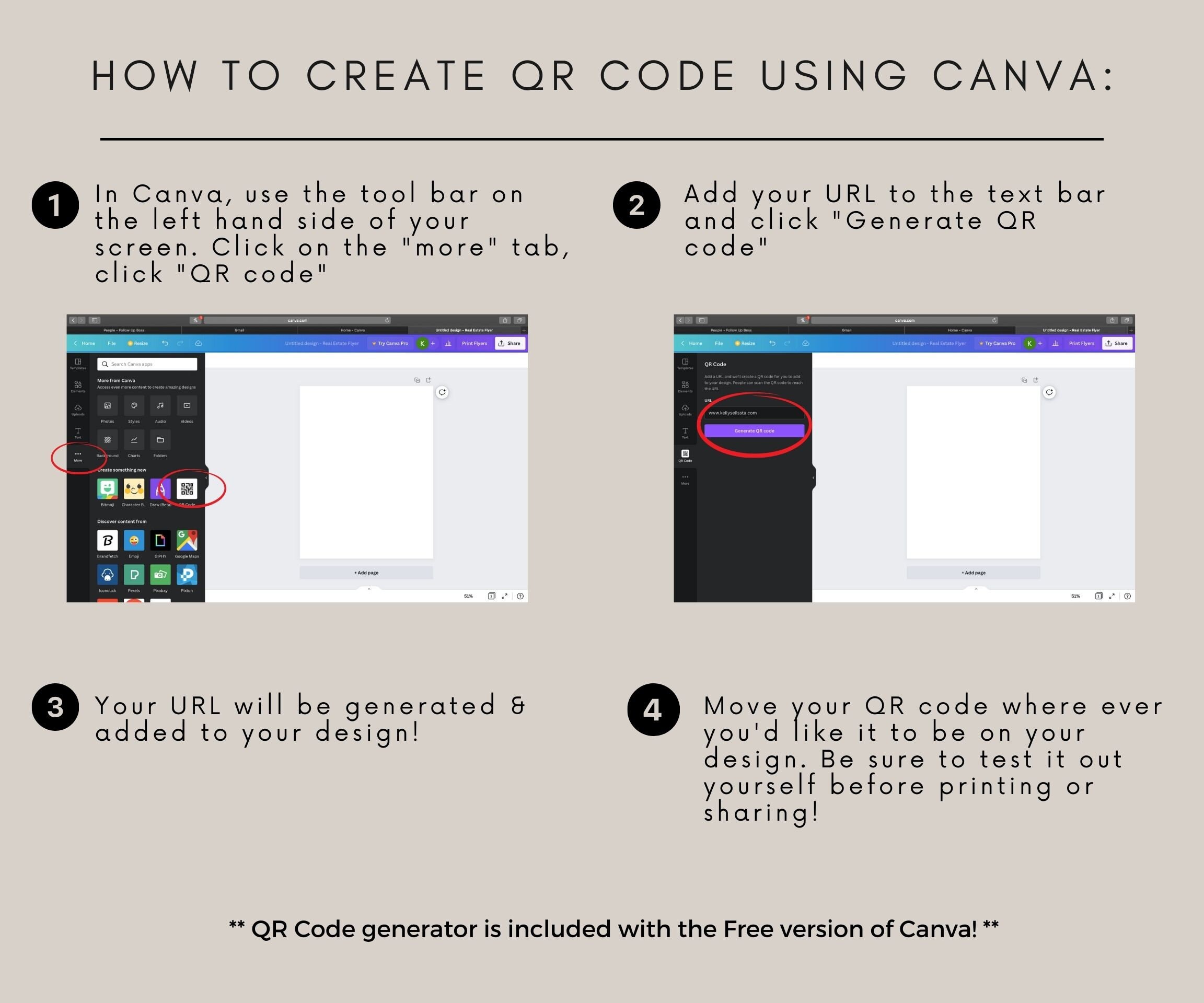 Open House Sign | QR Code | Real Estate - Etsy