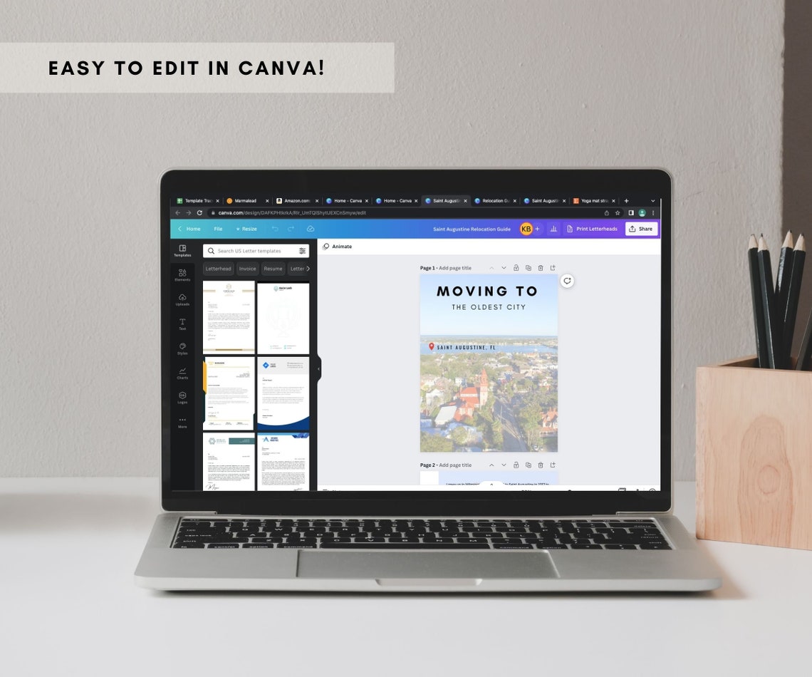 Relocation Guide | Real Estate Agent | Canva Template - Etsy