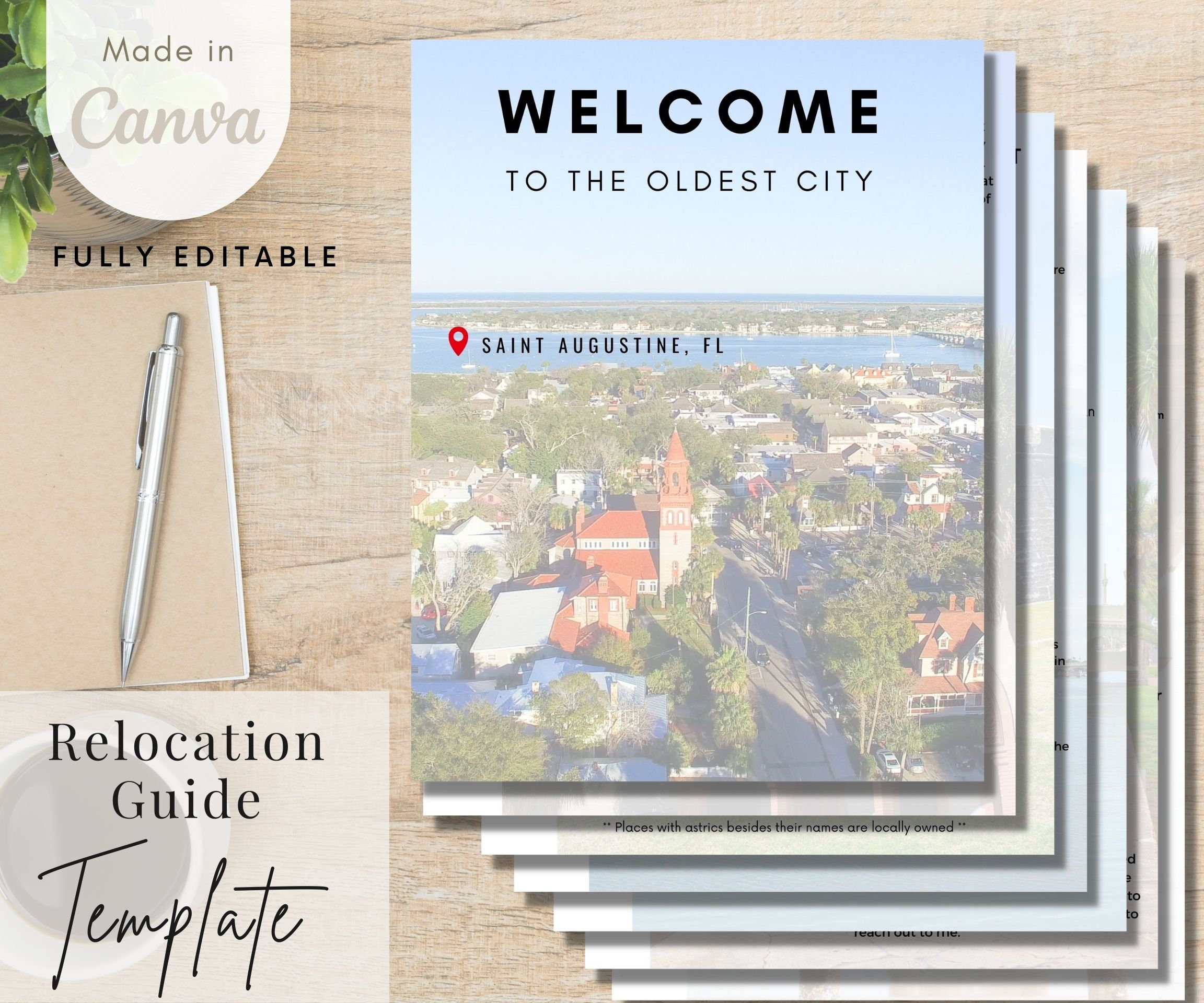 Relocation Guide | Real Estate Agent | Canva Template - Etsy