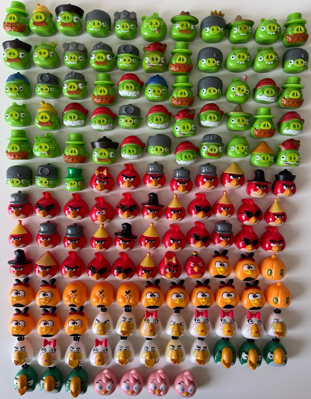 Mega Huge Lot of Very Rare Angry Birds , Rovio Figurines, Toys Total of ...