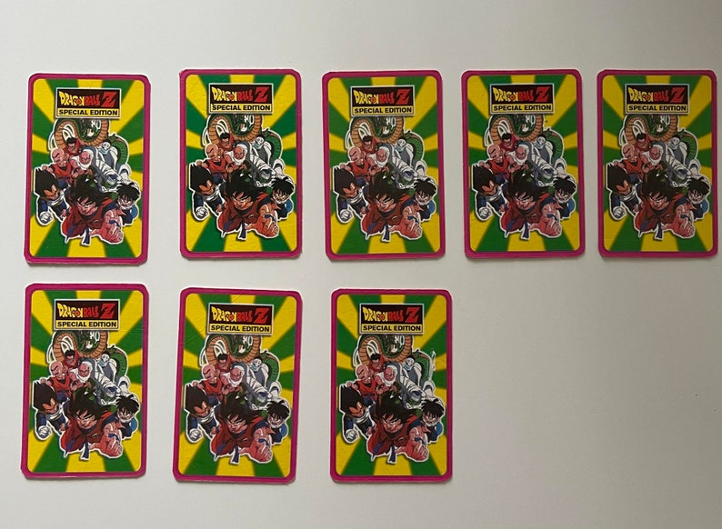 Vintage, Very Rare Dragon Ball Z Special Edition Cards 2000s,lot of 8 ...