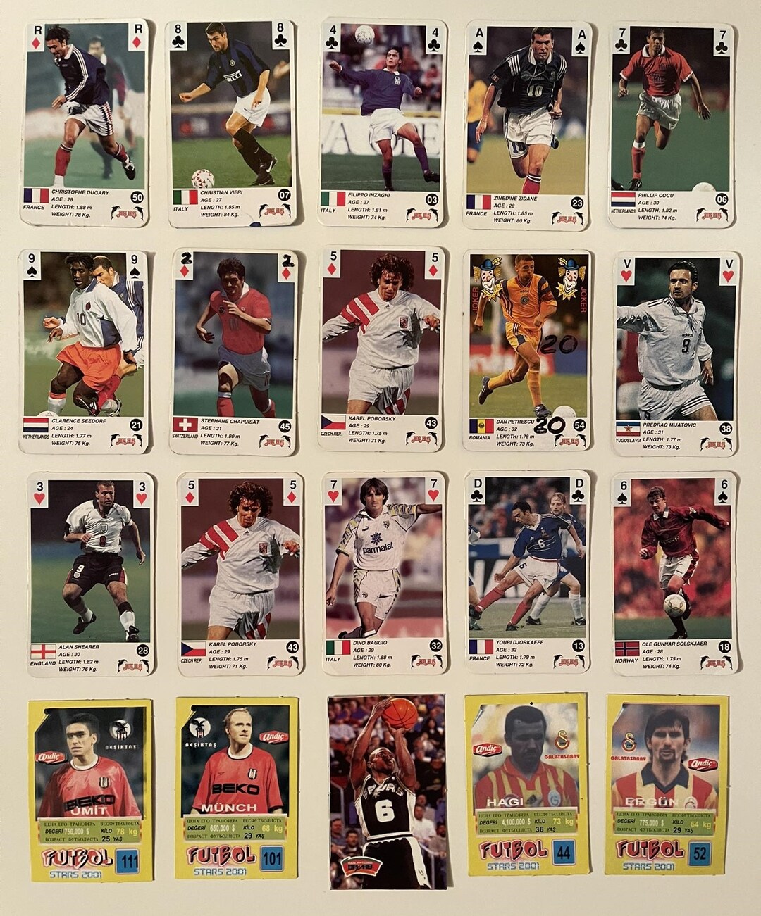Rare Vintage Football Cards 2000s ''champions'' ''akas'' +futbol Stars ...
