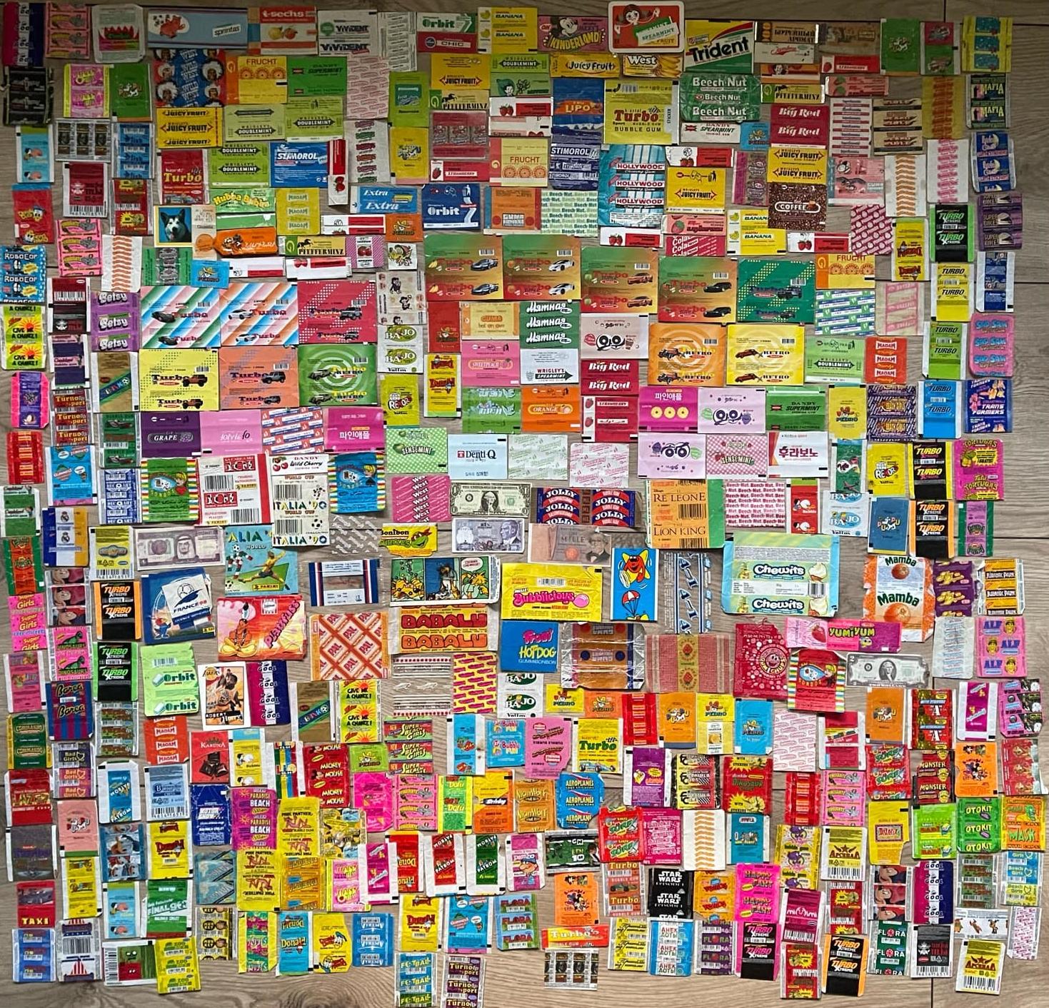 Vintage Very Rare Old Gum, Bubble Gum, Chewing Gum Wrappers Tops MEGA ...