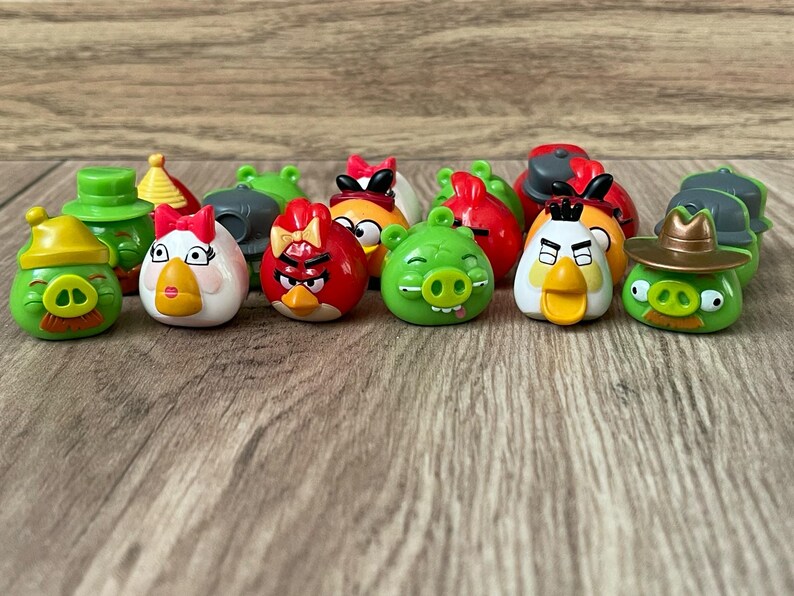 Original Rare Angry Birds ROVIO 2009s Figurines, Toys, Lot of 19! - Etsy