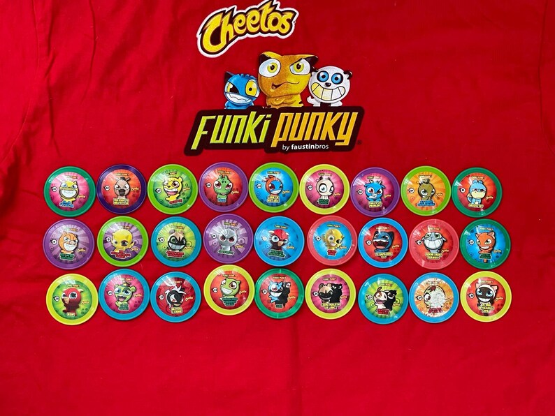 Vintage Very Rare Cheetos Funki Punky Lot Bundle of 27 Different ...