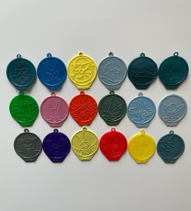 Vintage Mega Rare Dragon Ball Z, DBZ Key Chains, Tokens Full Complete ...