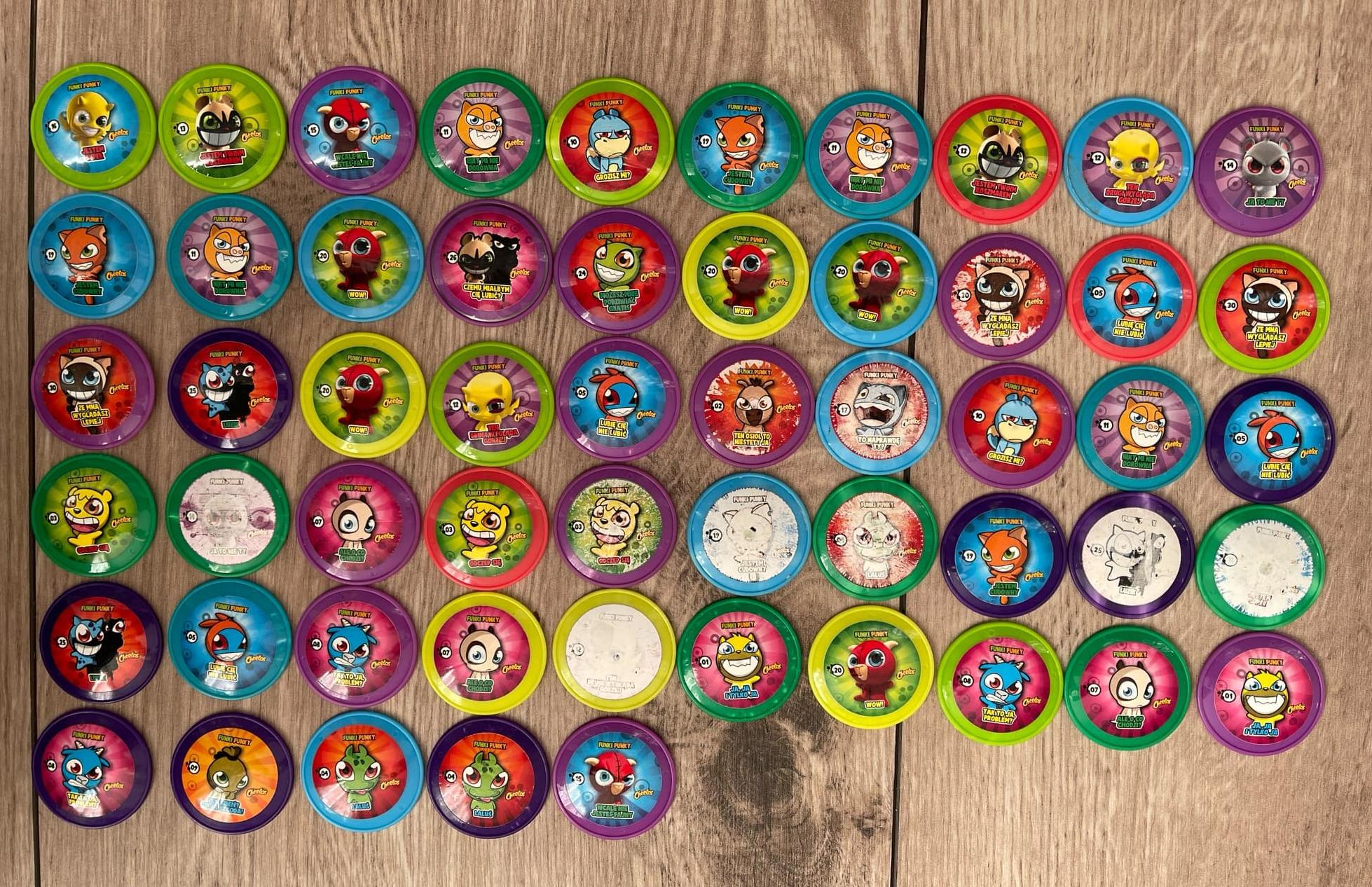 Vintage Very Rare Cheetos Funki Punky Mega Lot of 55 Poppers, Tazos ...