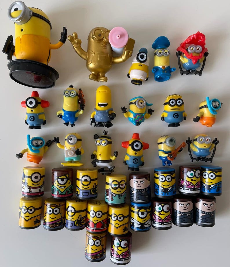 The Minions Despicable Me Figurines, Toys Mixed Set Lot Collectibles ...