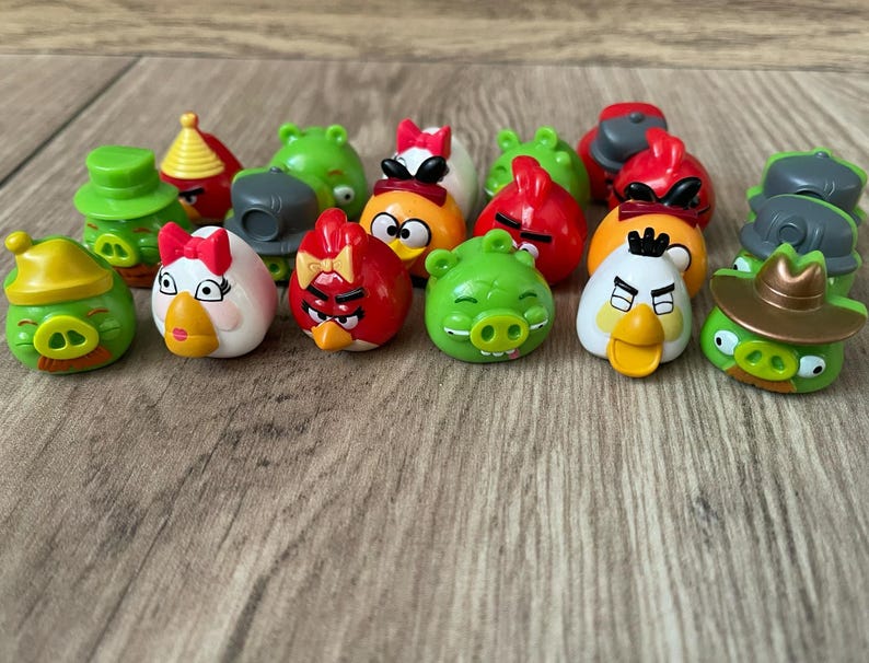 Original Rare Angry Birds ROVIO 2009s Figurines, Toys, Lot of 19! - Etsy