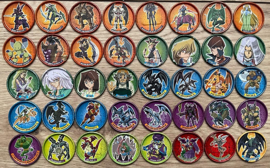 Rare, Vintage Cheetos Yu-gi-oh! Metal Tazo, Tazos Full Complete ...