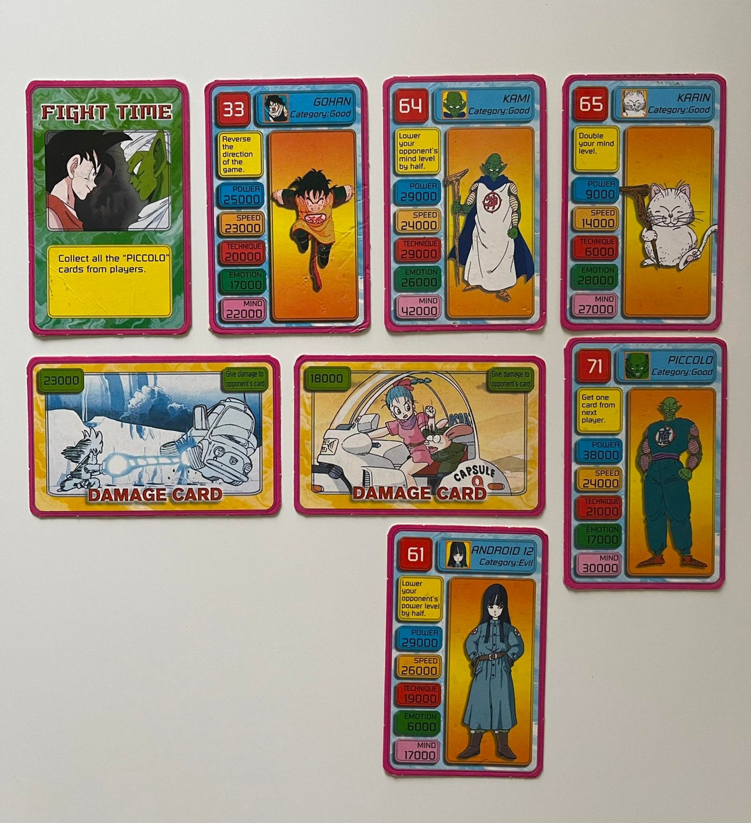 Vintage, Very Rare Dragon Ball Z Special Edition Cards 2000s,lot of 8 ...