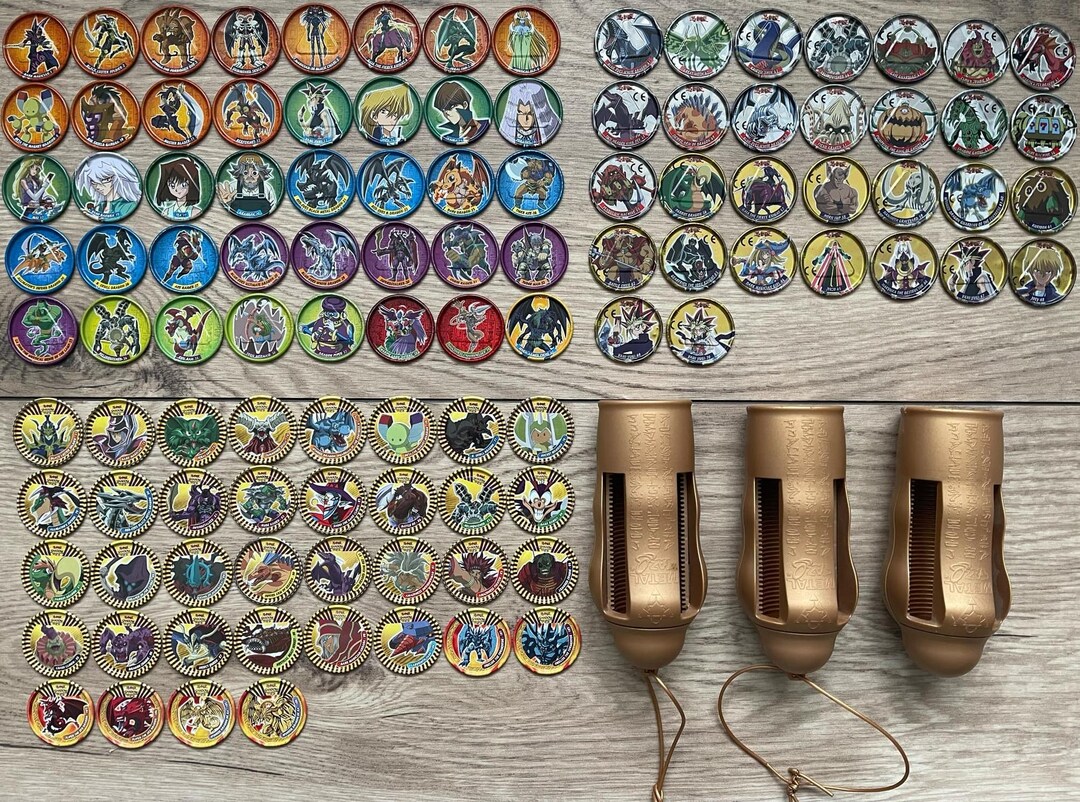 Vintage, Rare Yu-gi-oh! Cheetos, Tazo, Metal Tazos, Shadow, Duel Full ...
