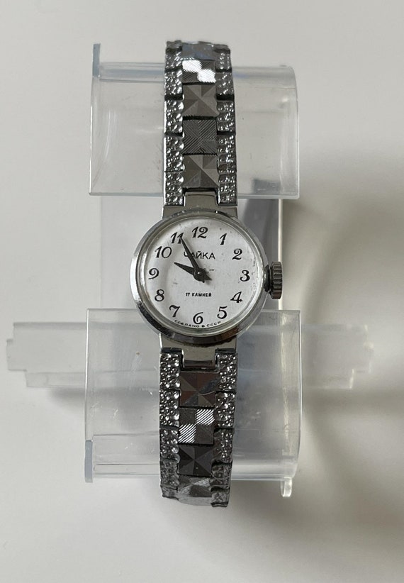 Rare Vintage 1980s Russian Chaika 17 Jewels Ladie's M… - Gem