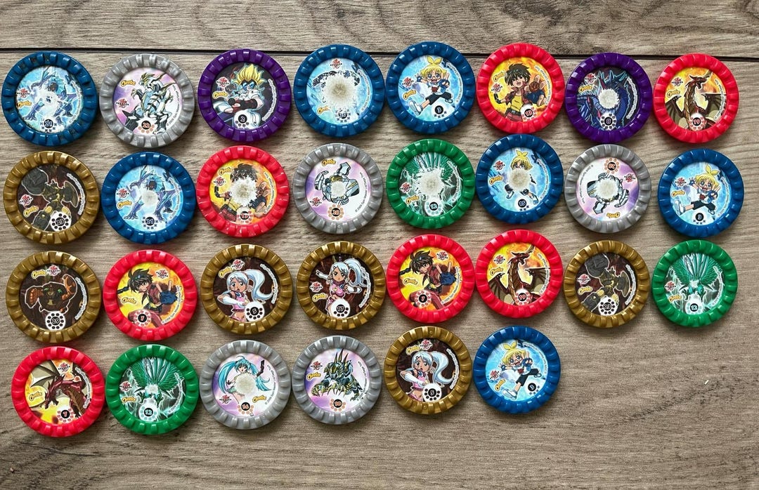 Rare Cheetos Bakugan Roks Tazos Caps Pogs Tops Lot of 30 Pcs Tazo - Etsy