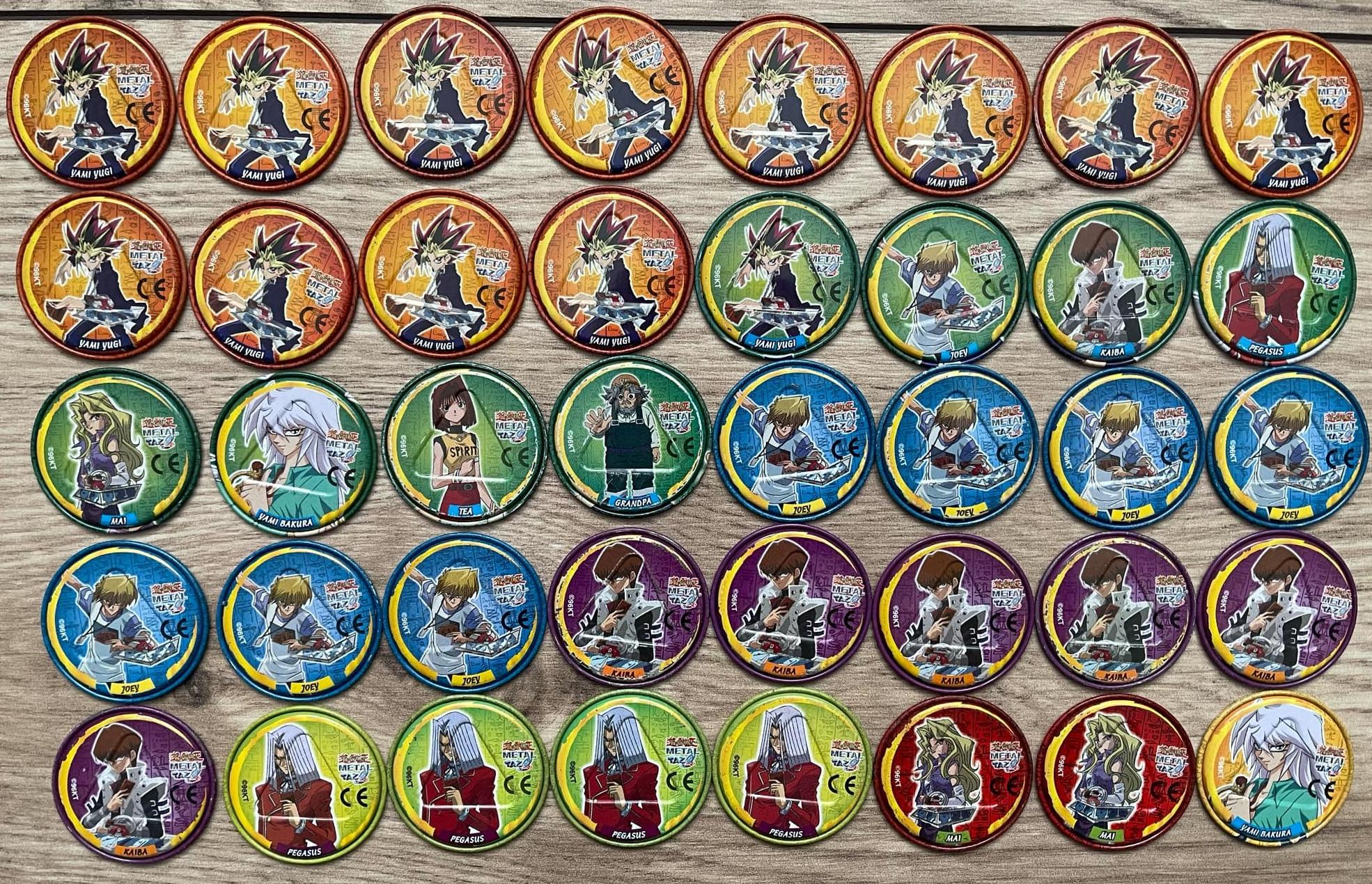 Rare, Vintage Cheetos Yu-gi-oh! Metal Tazo, Tazos Full Complete ...