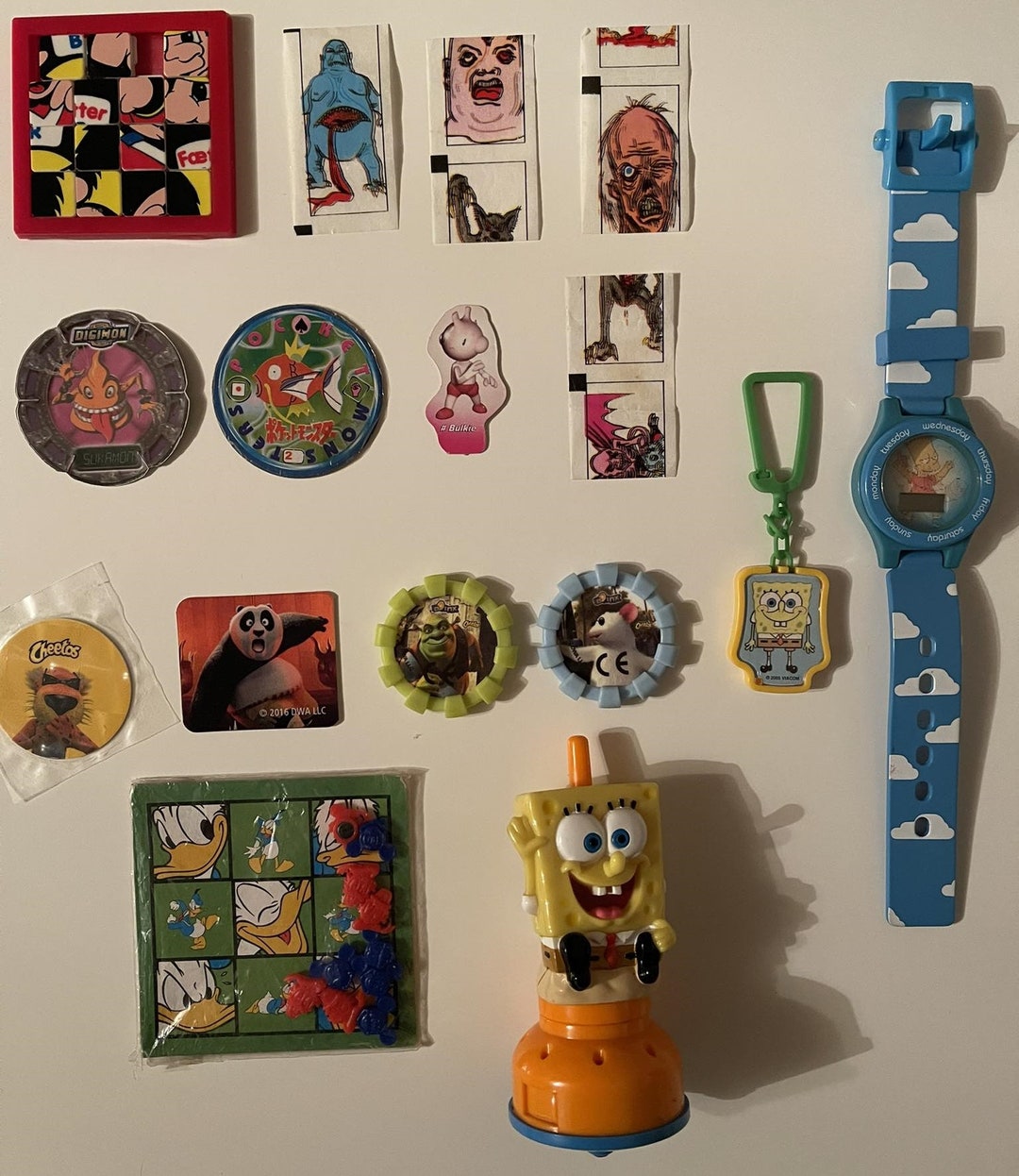 Lot of Random Vintage Items 1999s-2000s Total of 15! Spongebob ...