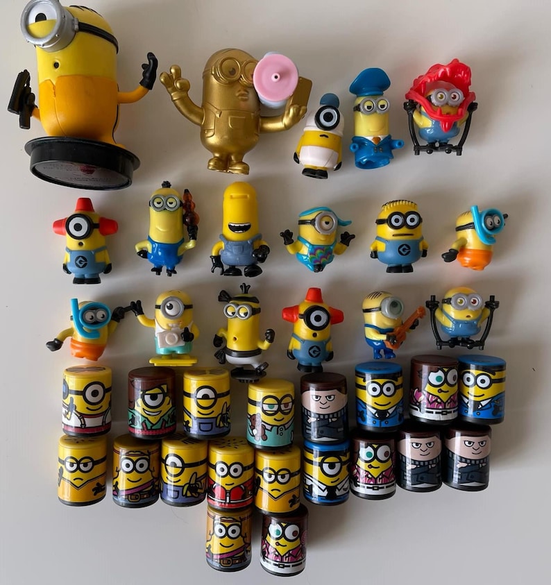 The Minions Despicable Me Figurines, Toys Mixed Set Lot Collectibles ...