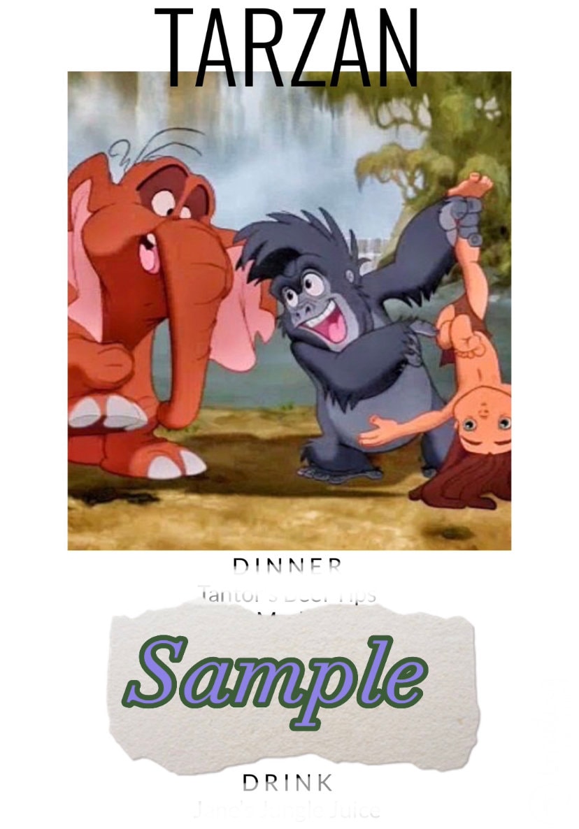 Tarzan Theme Dinner & a Movie - Etsy