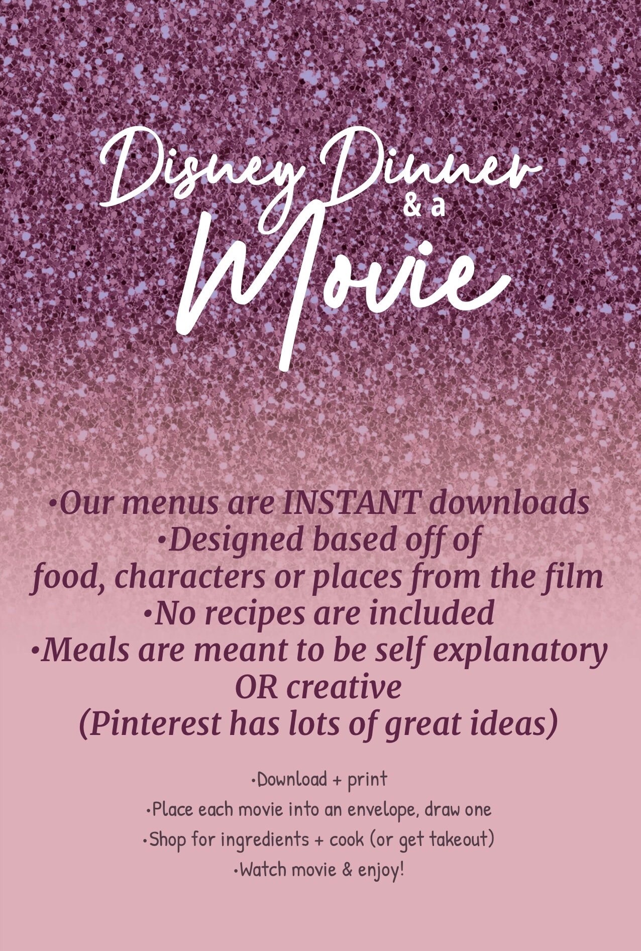 Peter Pan Dinner and a Movie - Etsy
