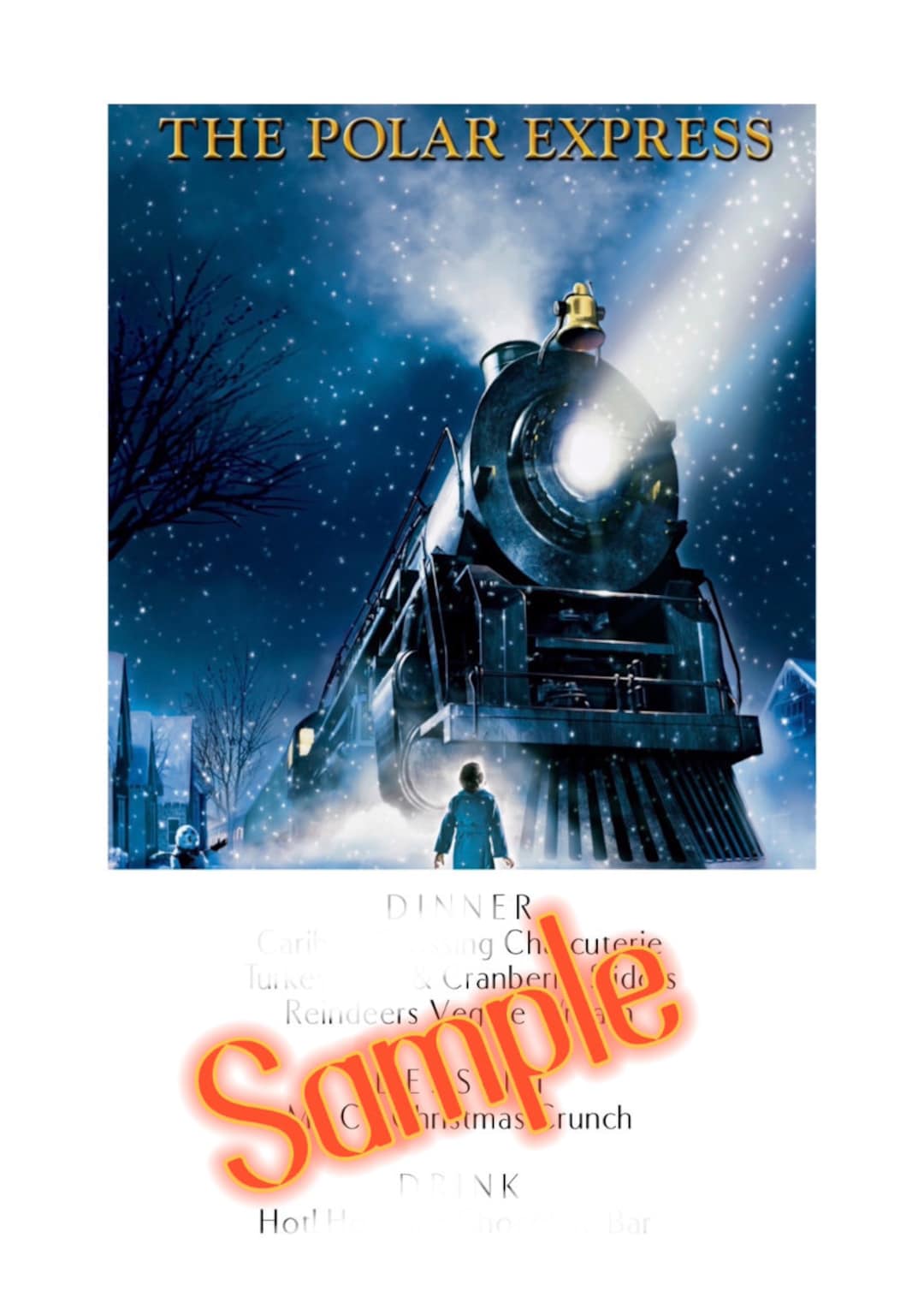 Polar Express // Dinner & a Movie - Etsy