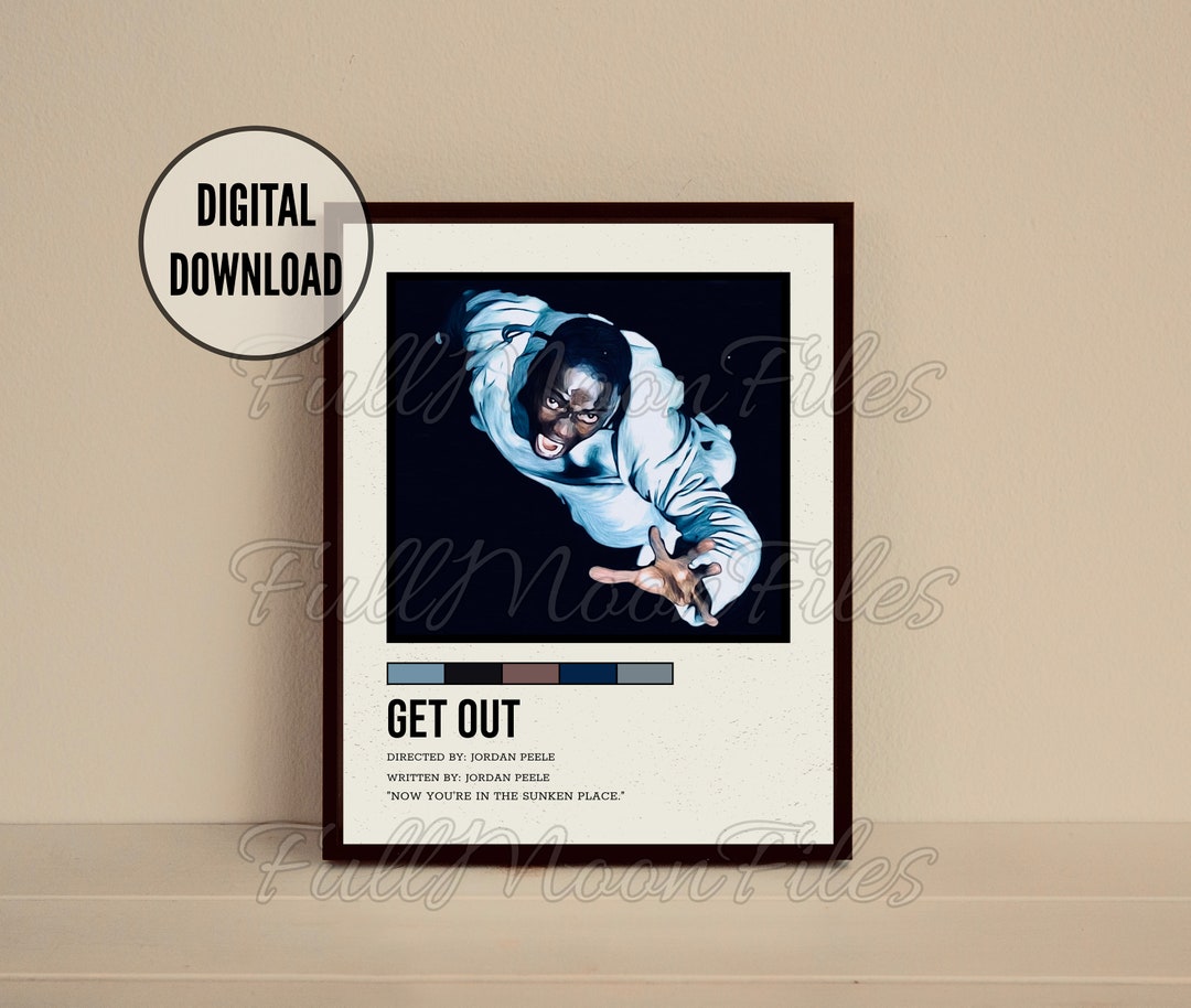 Get Out Minimalist Movie Poster Digital Download, Printable Wall Art ...