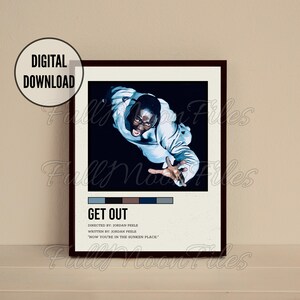 Get Out Minimalist Movie Poster Digital Download, Printable Wall Art ...
