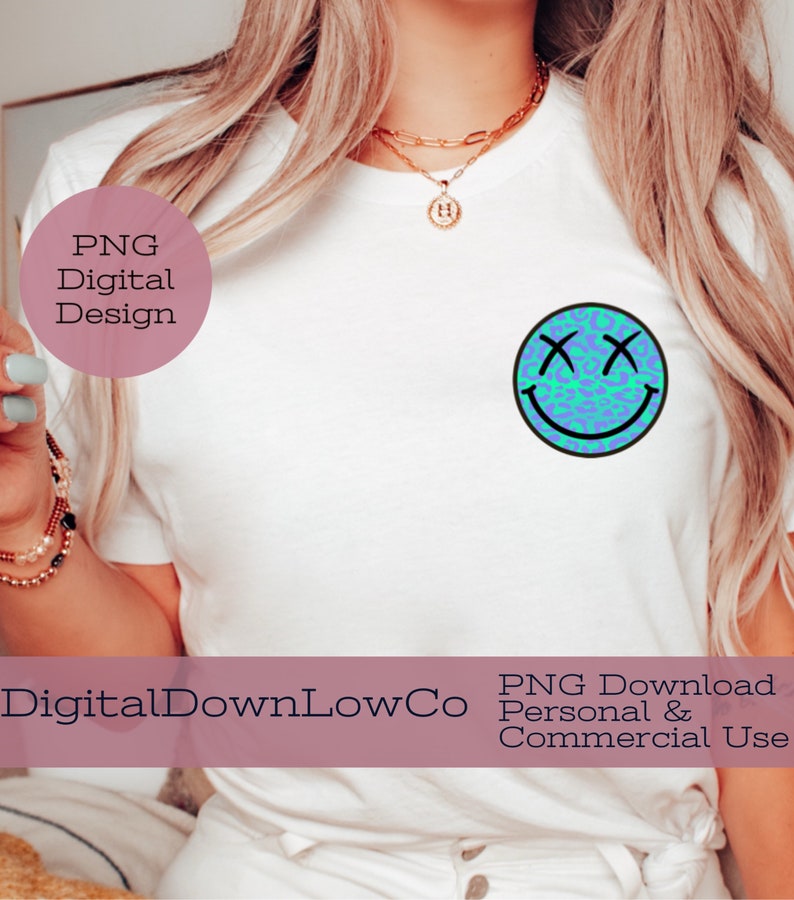 Smiley Face Checkerboard PNG Happy Face With Matching Pocket - Etsy