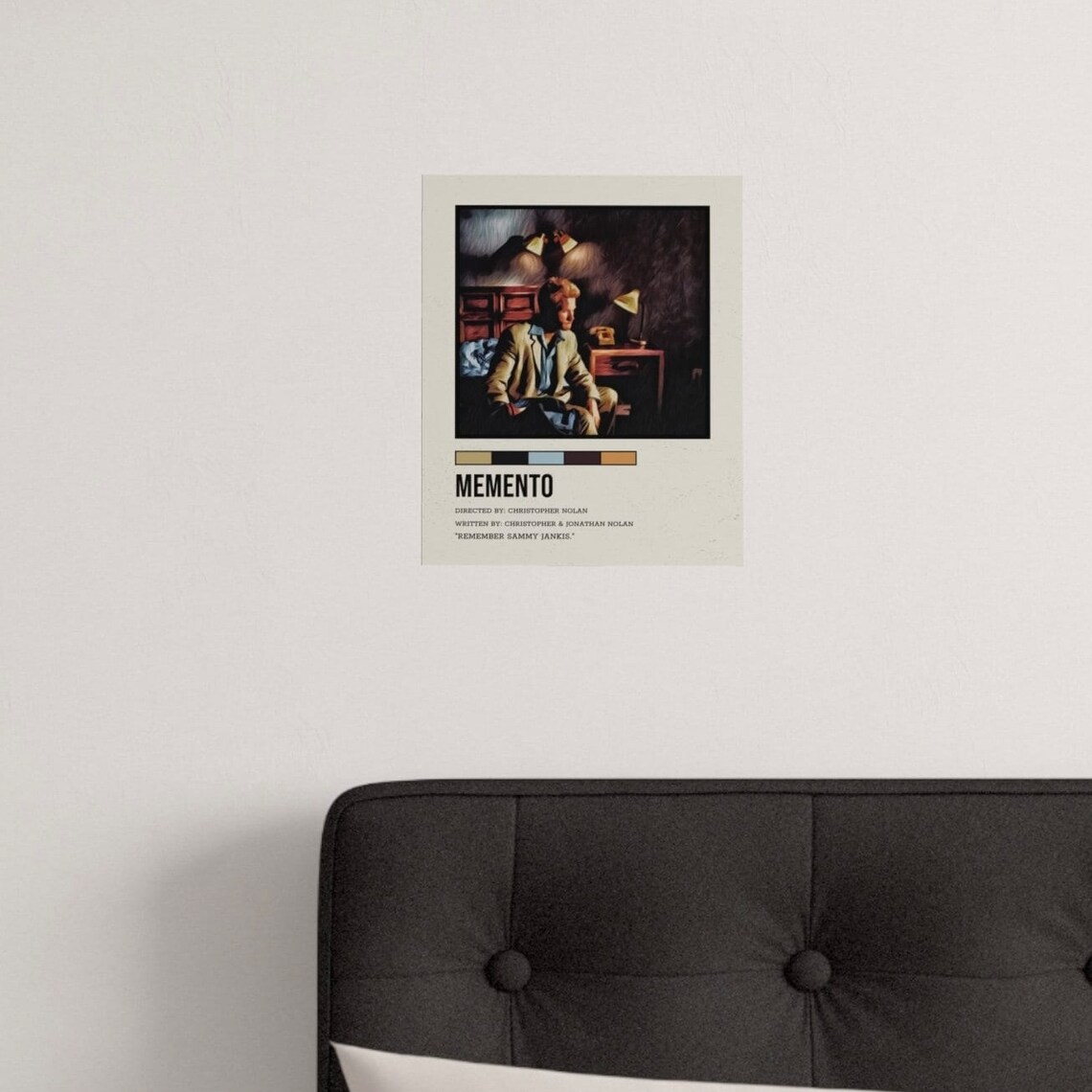 Memento 9x11 Inch Minimalist Movie Poster, Vintage Film Physical Print ...