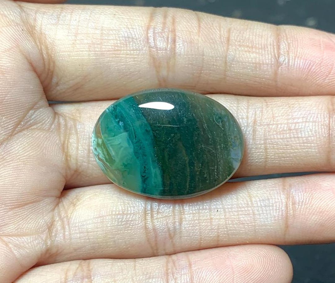 24.60 Cts 100% Natural Larsonite in Ovel Shape Loose Cabochon With Back ...