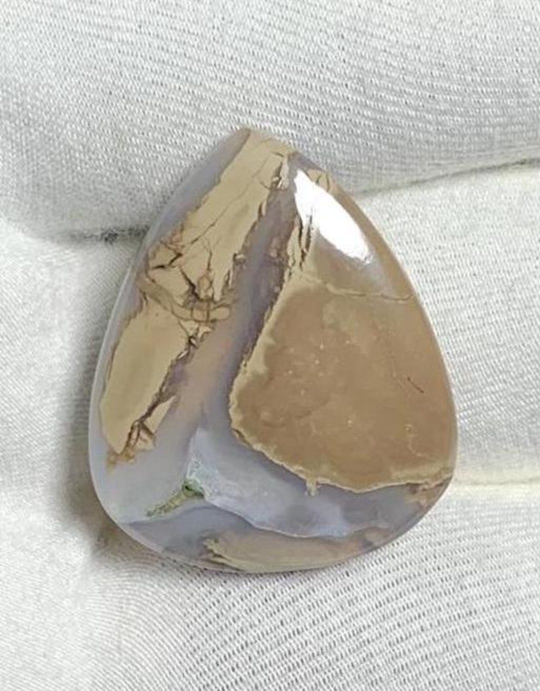29.75 Cts Natural Quality Thunder Agate Cabochone Loose Gemstone Pear ...