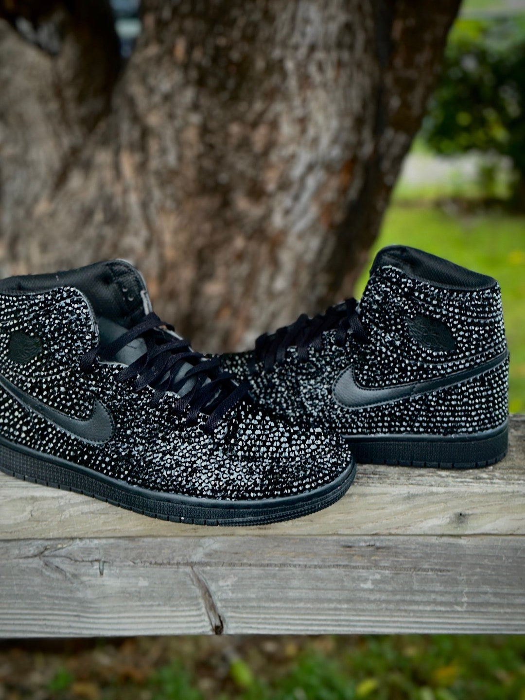 Custom Bling Jordan 1s - Etsy