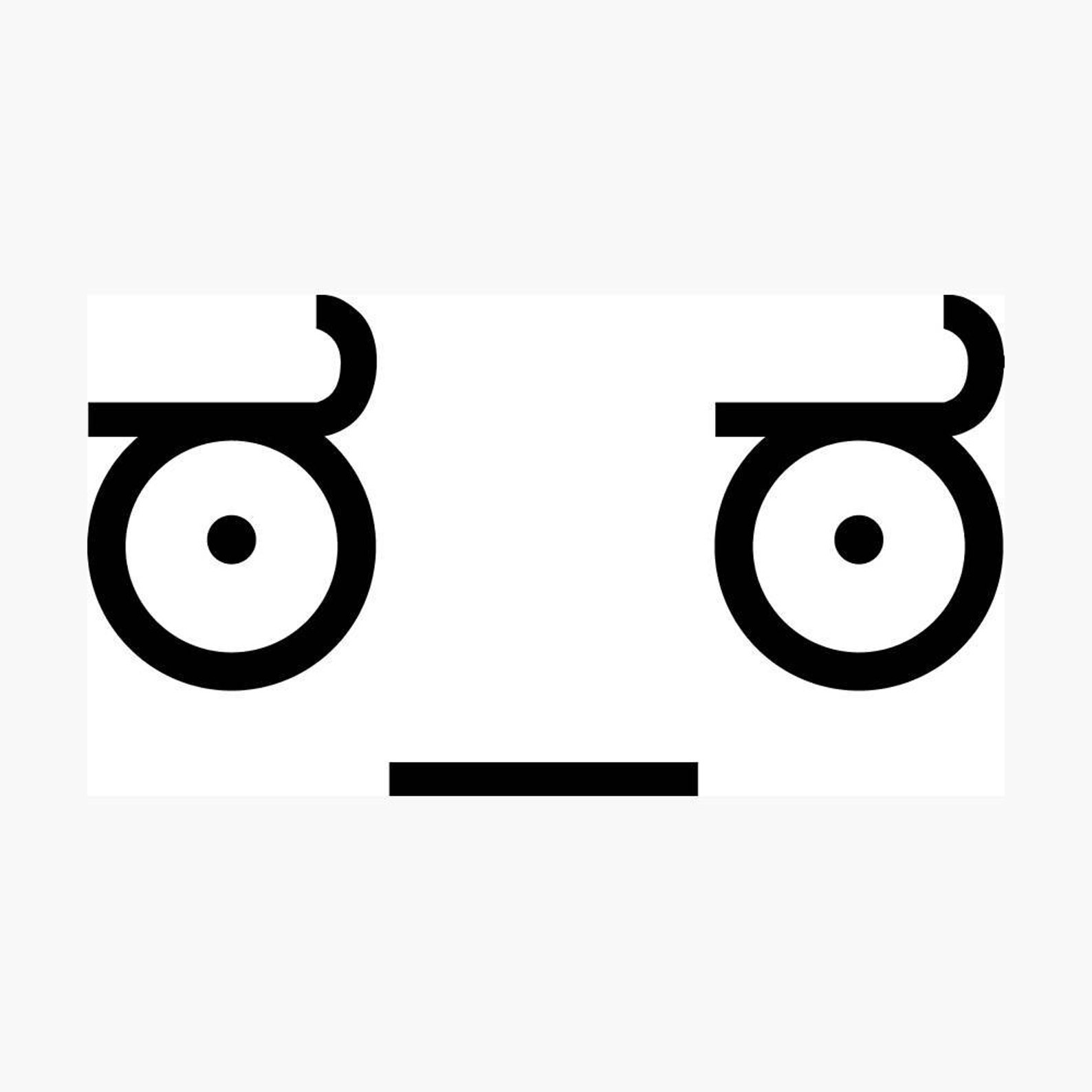 Concerned Stare Meme Vinyl Decal - Etsy