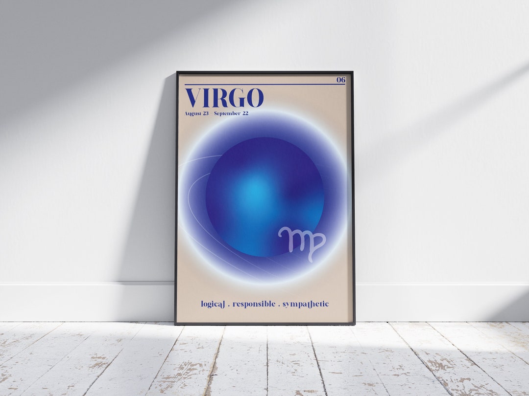 VIRGO Star Sign Instant Download Print- Zodiac Art Printable- Spiritual ...