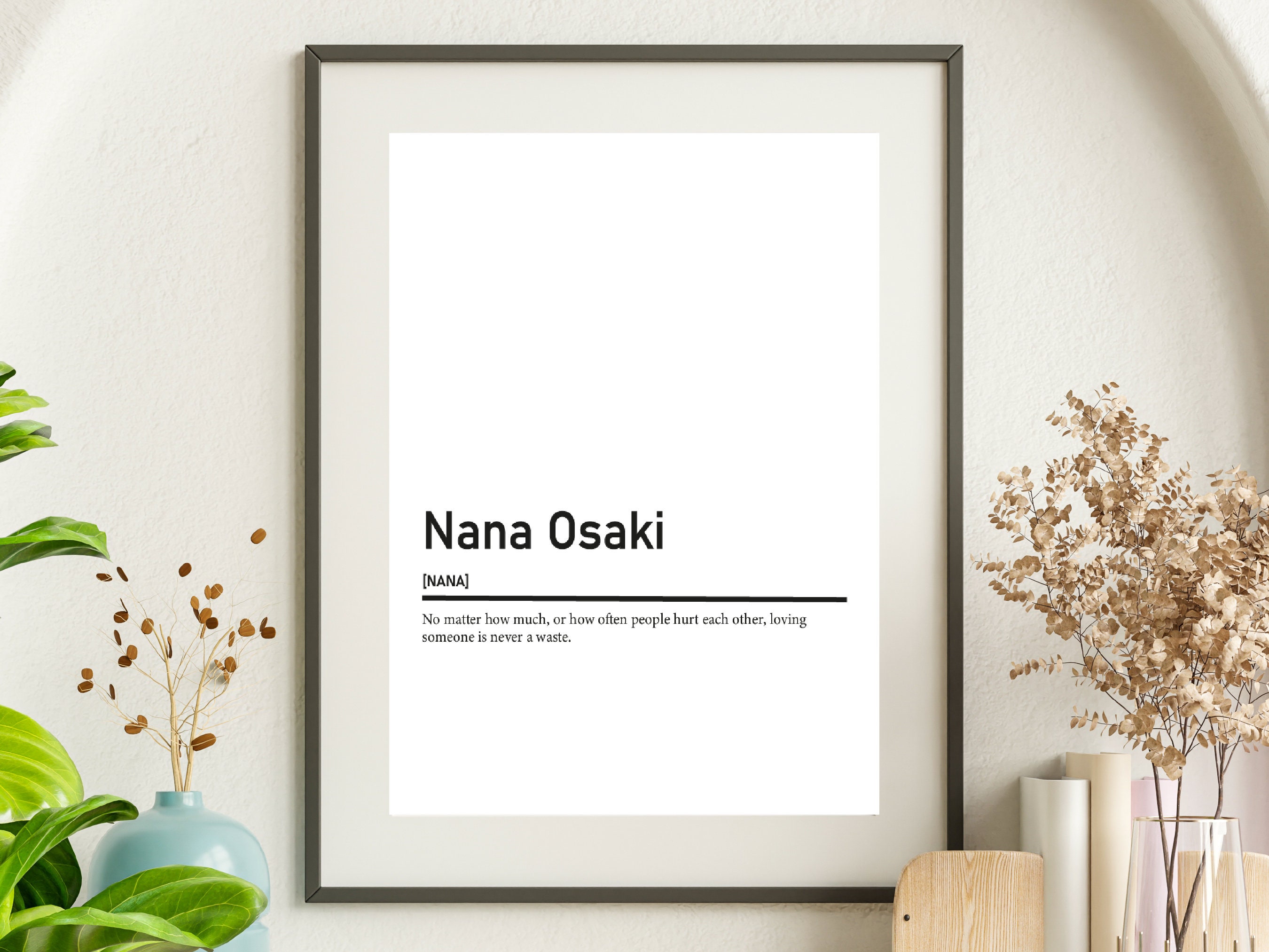 Nana Character Print Nana Anime Poster - Etsy
