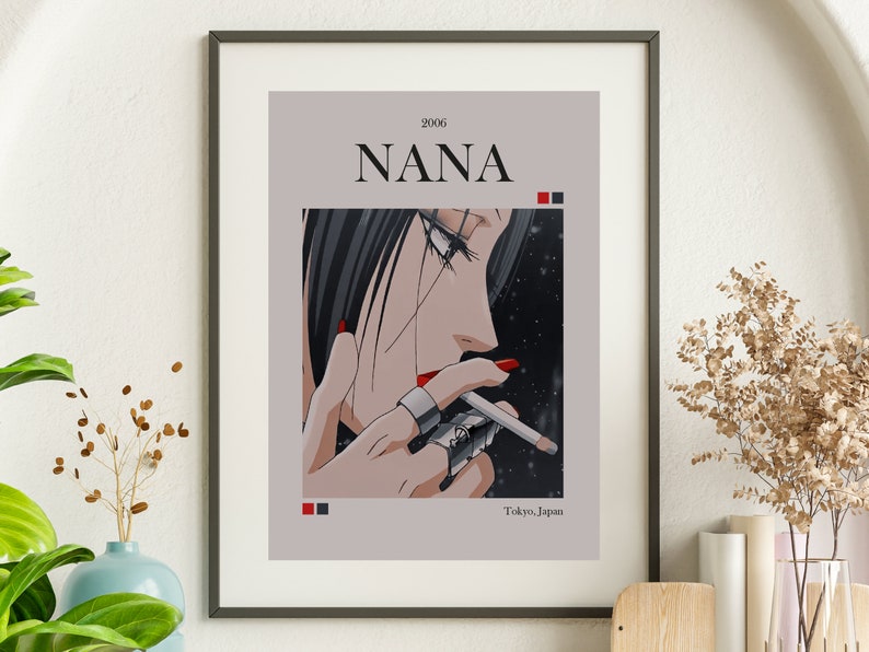 Nana Anime Poster Nana Printable Wall Art Nana Komatsu Nana - Etsy