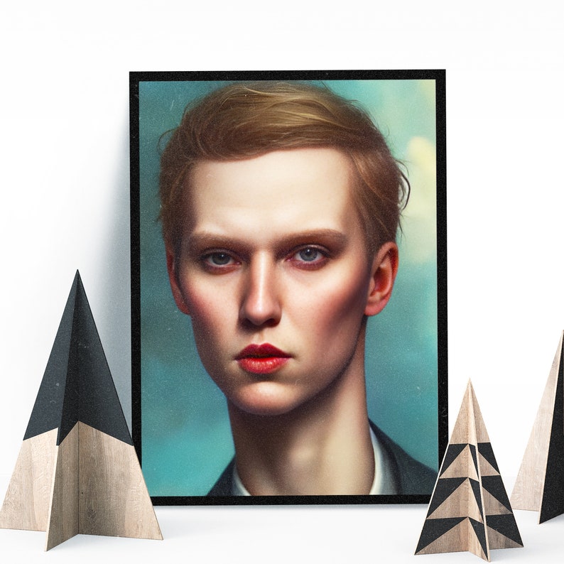 Custom AI Portrait, AI Art Print, Fantasy Portrait, Unique Personal ...