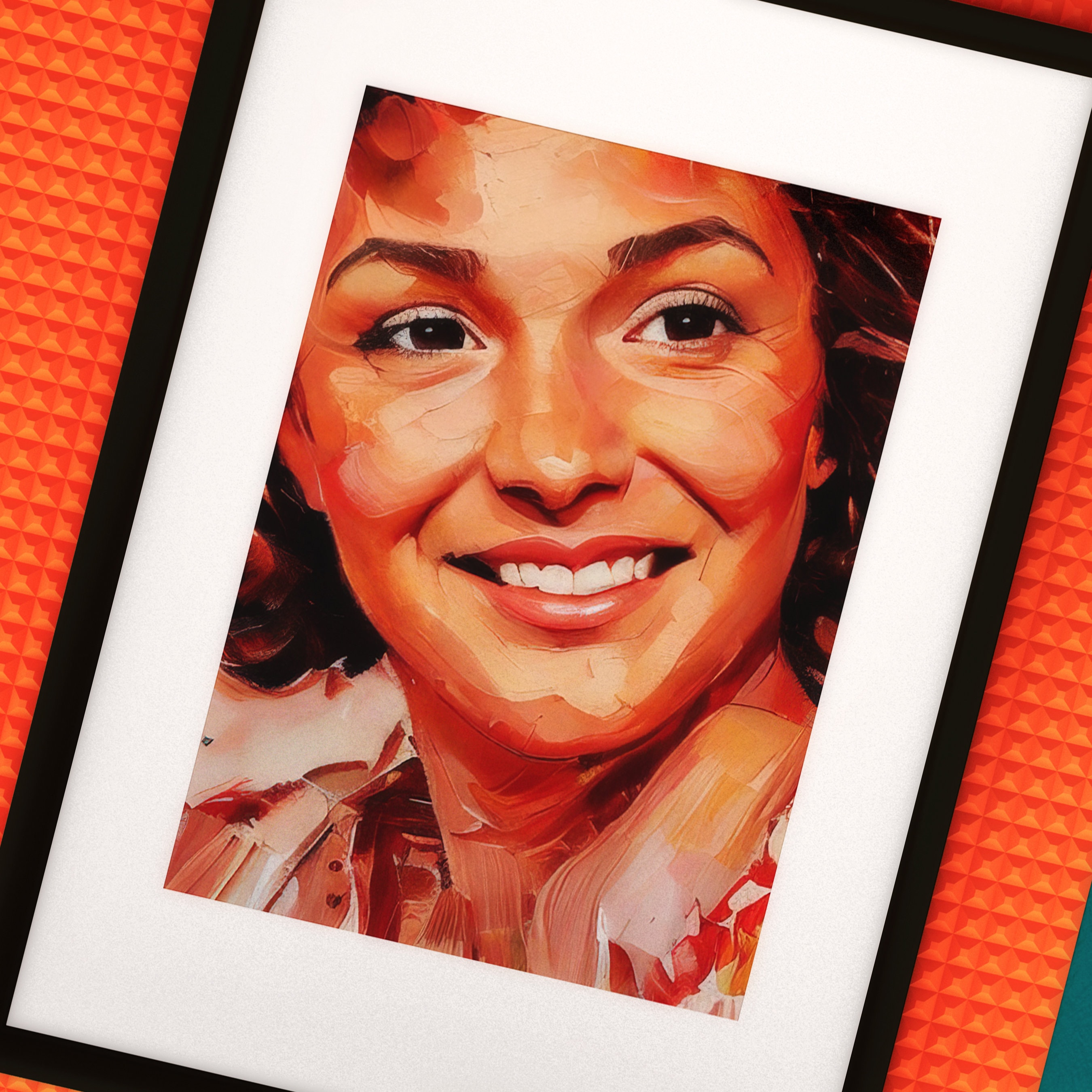 Custom Portrait, AI Art Print, Personalized Painting, Artificial ...