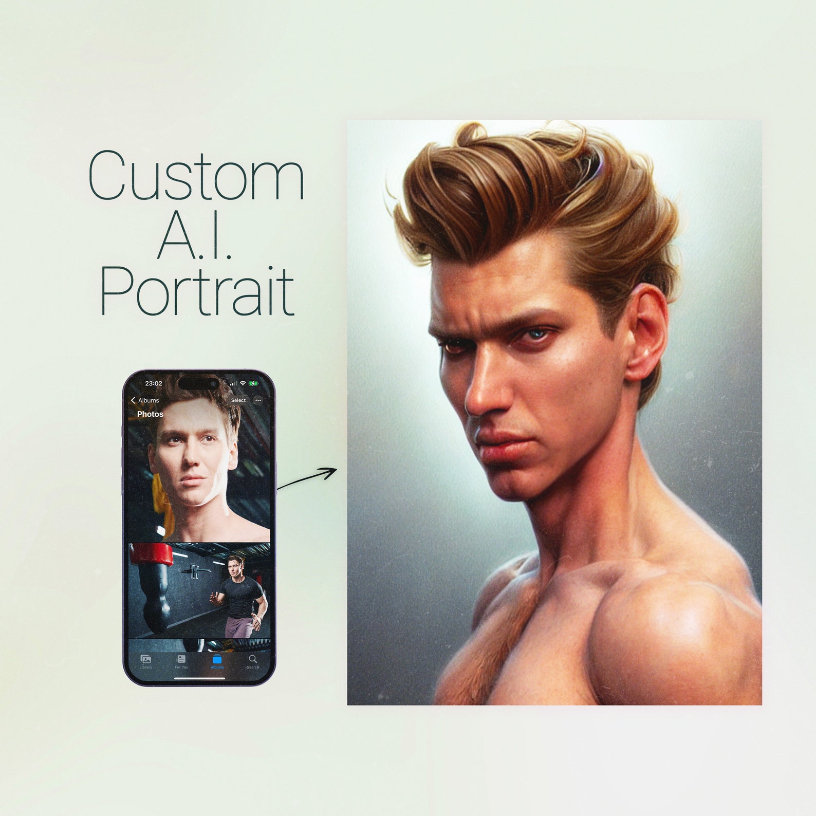 Custom AI Portrait, AI Art Print, Fantasy Portrait, Unique Personal ...