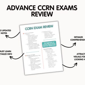 CCRN Exam Review 2025: Critical Care Study Guide (digital Download) - Etsy