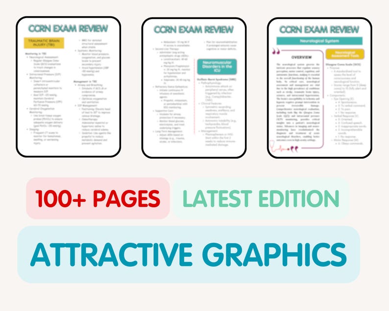 CCRN Exam Review 2025: Critical Care Study Guide (digital Download) - Etsy