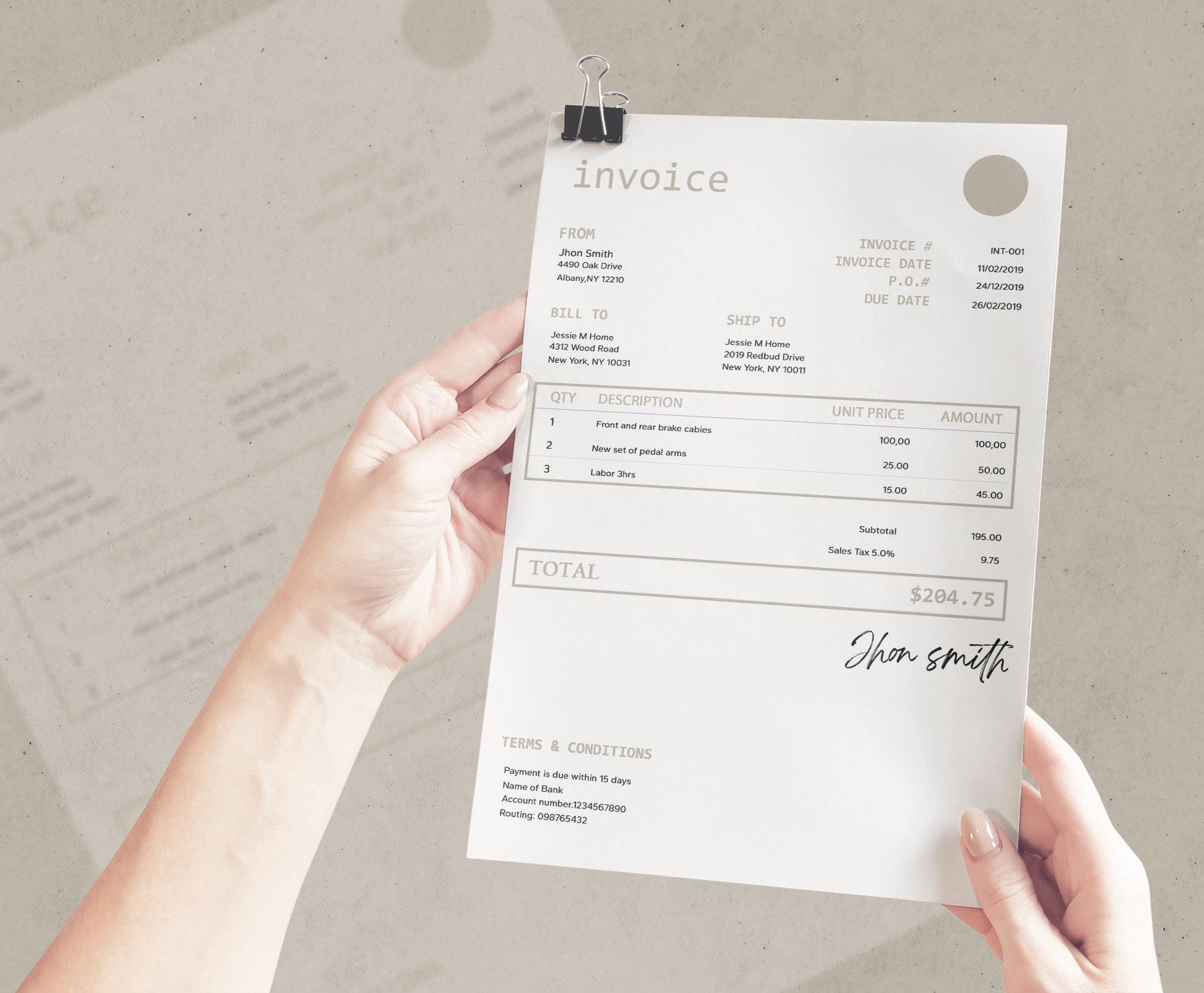 Receipt Template Invoice Template Invoice Receipt Order - Etsy Australia