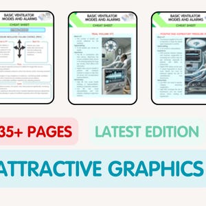 Ventilator Cheat Sheet | Nurse Study Note Guide | NCLEX Prep Sheet ...
