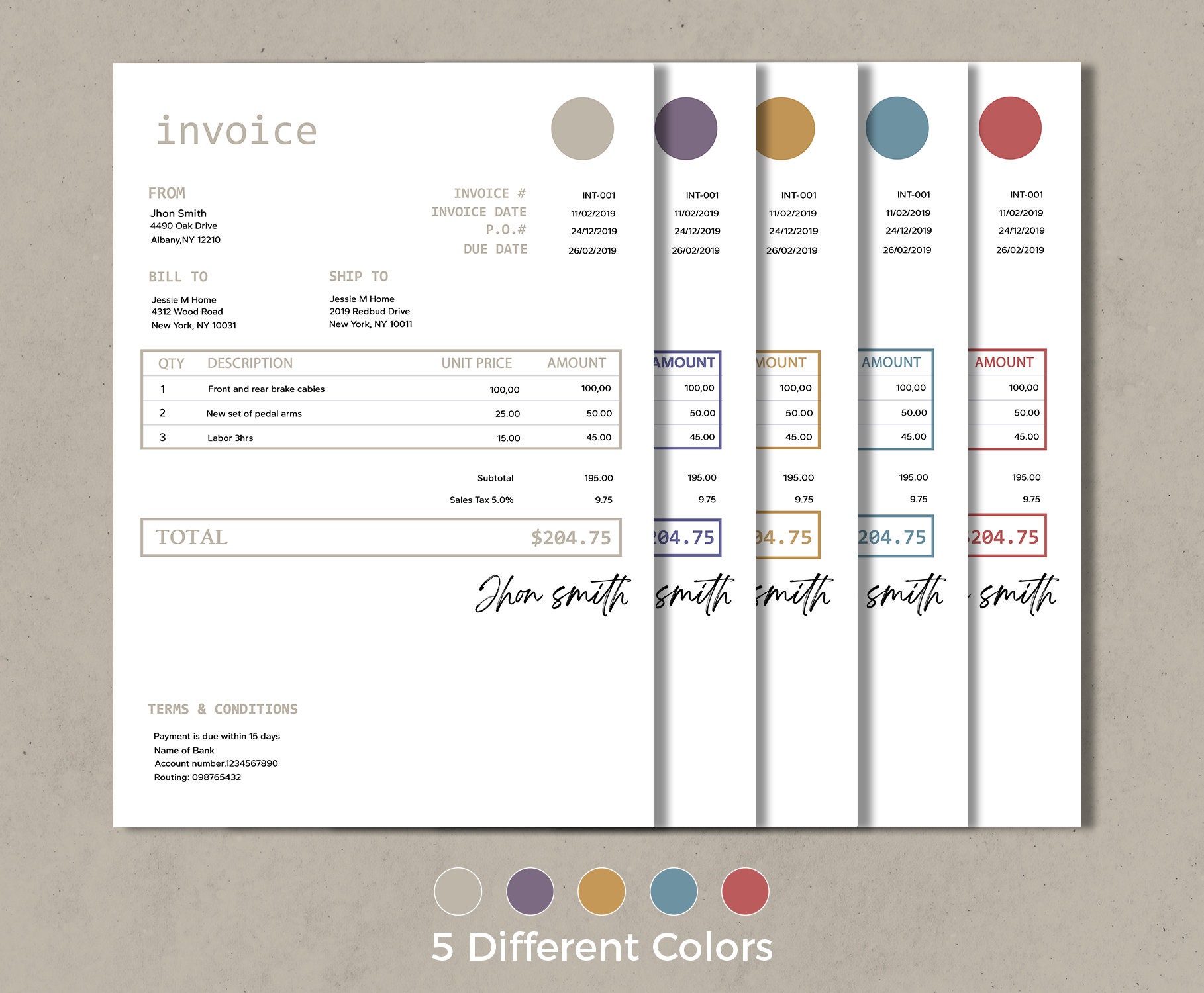 Receipt Template Invoice Template Invoice Receipt Order - Etsy Australia