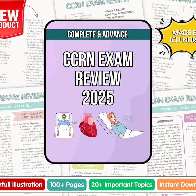 Ccrn Study Books - Etsy