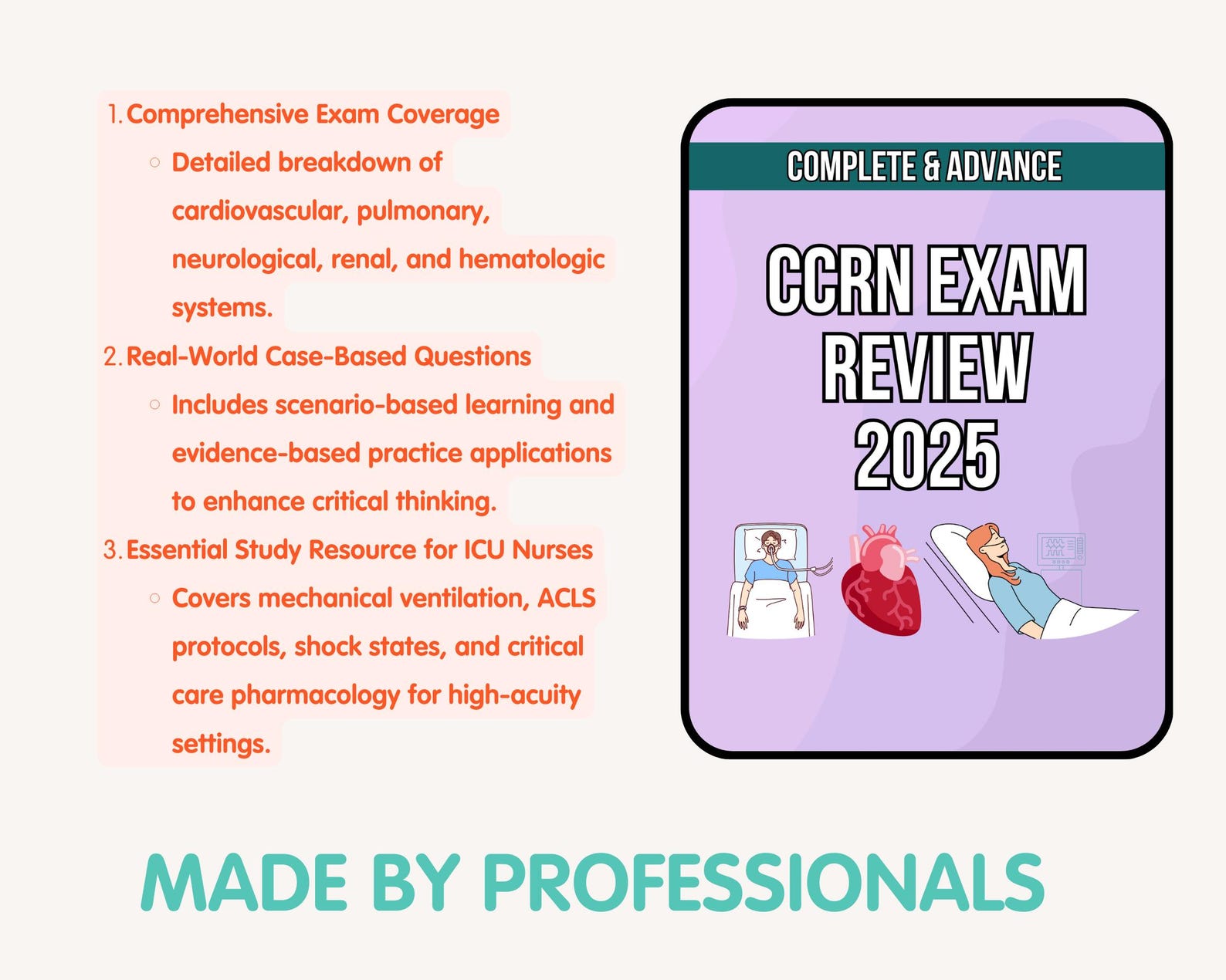 CCRN Exam Review 2025: Critical Care Study Guide (digital Download) - Etsy