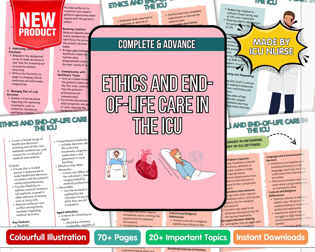 ICU Ethics & End-of-life Care Guide: Nursing Student Study Notes ...
